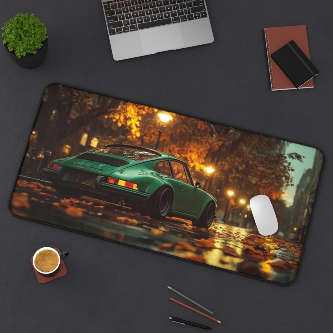Porsche 911 Desk Mat: Automotive Decor, Car Lover Gift - Etsy