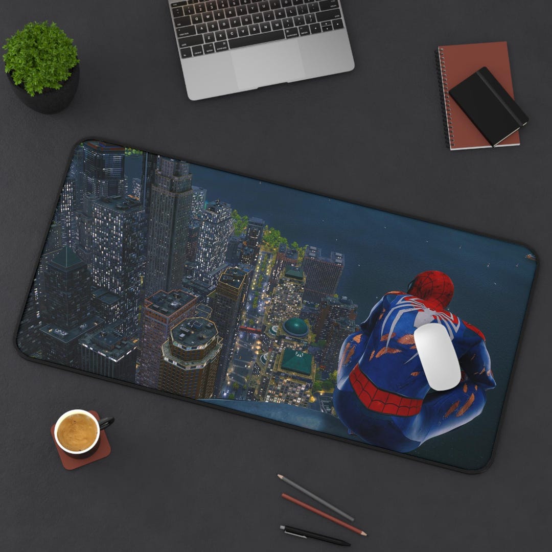 Spider-man Desk Mat - Office Decor, Gamer Gift, Home Office Accessory ...