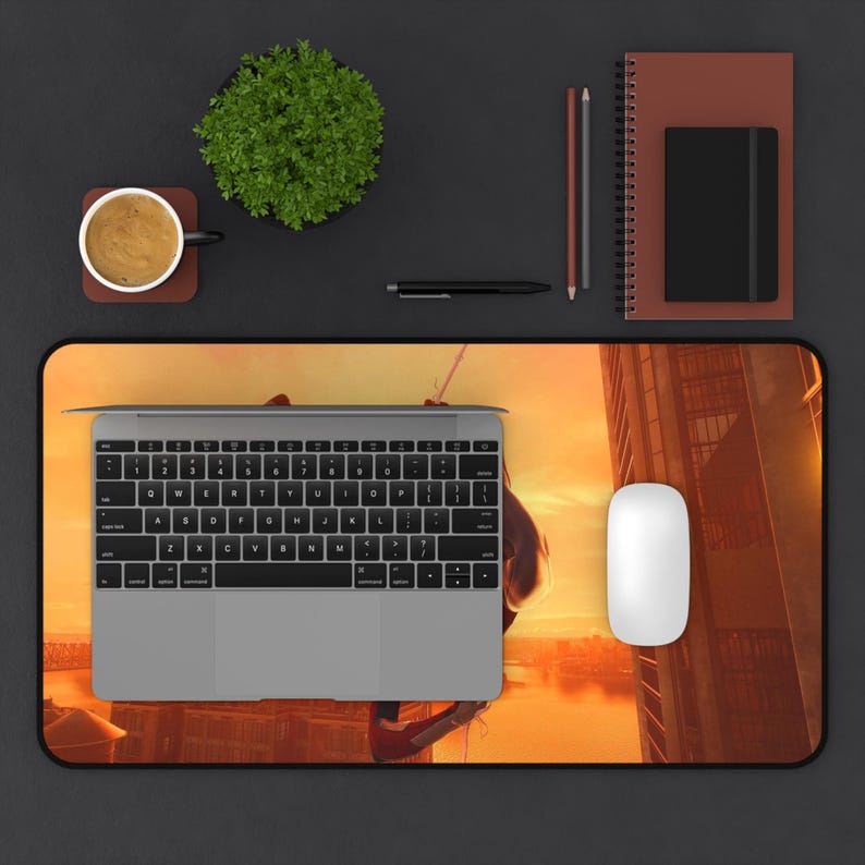 Spider Man Desk Mat, Gamer Desk Accessories, Spider-man Themed Mouse ...