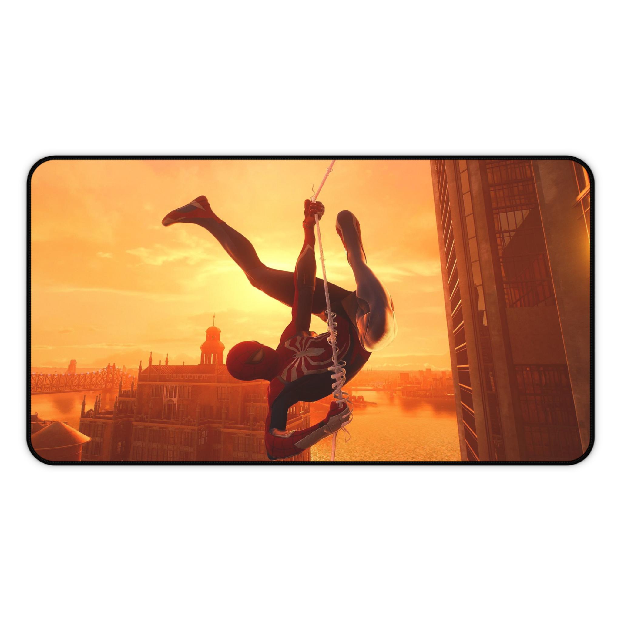 Spider Man Desk Mat, Gamer Desk Accessories, Spider-man Themed Mouse ...