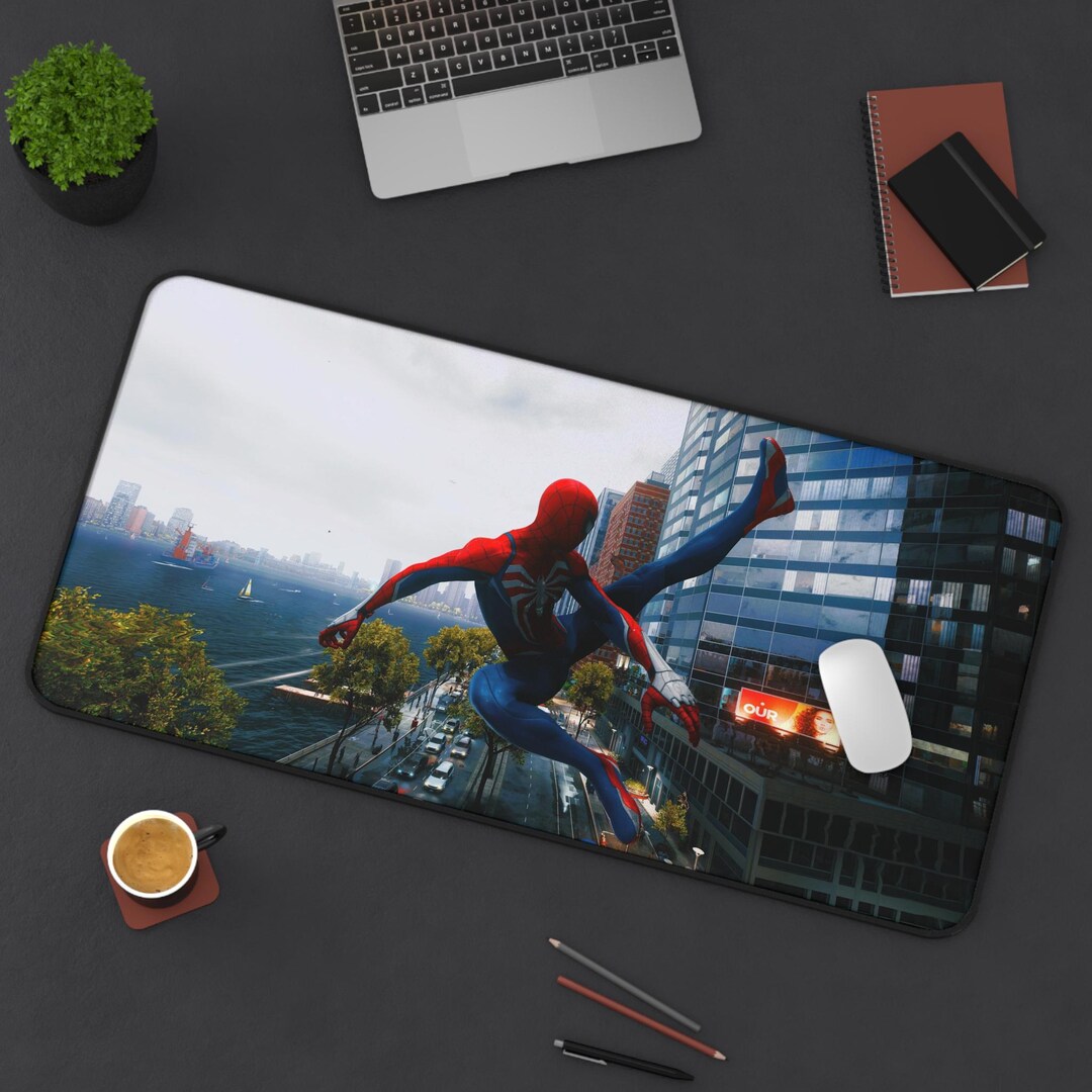 Spider-man Desk Mat - Geeky Gaming Accessory, Unique Office Decor ...