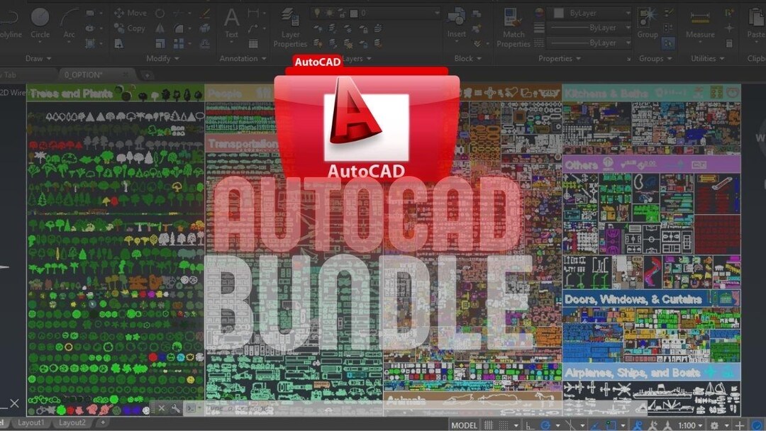 Autocad Block Bundle + (free 100+ New Element 2D Autocad) - Etsy