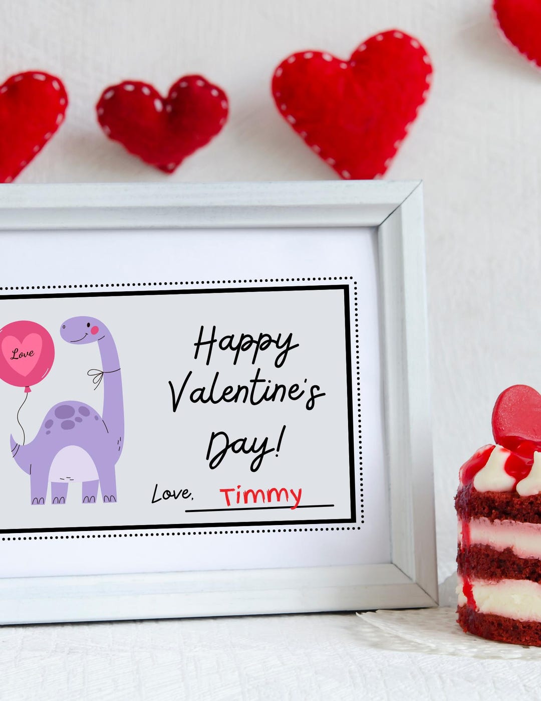 Valentine's Day Cards for Kids | in Color - Etsy