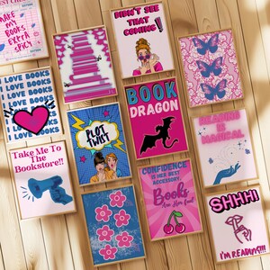 Book Lover Wall Art Bundle | Reading Nook Print | Bookish Eclectic ...