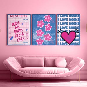 Book Lover Wall Art Bundle | Reading Nook Print | Bookish Eclectic ...