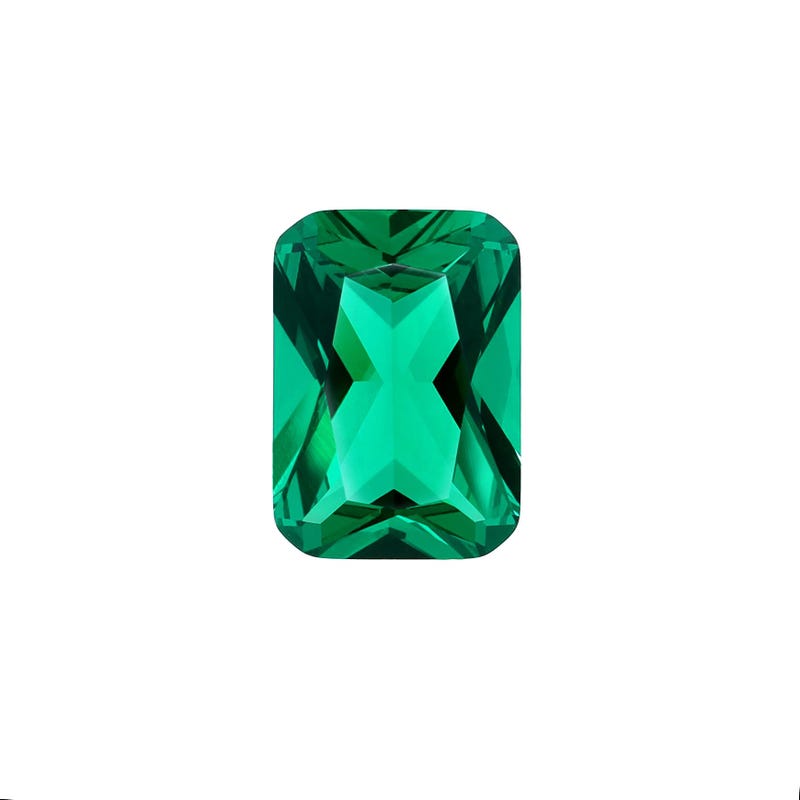Radiant Emerald Lab - Etsy