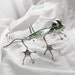 Gecko Stained Glass and Wire Jewelry Holder Garden Art - Etsy