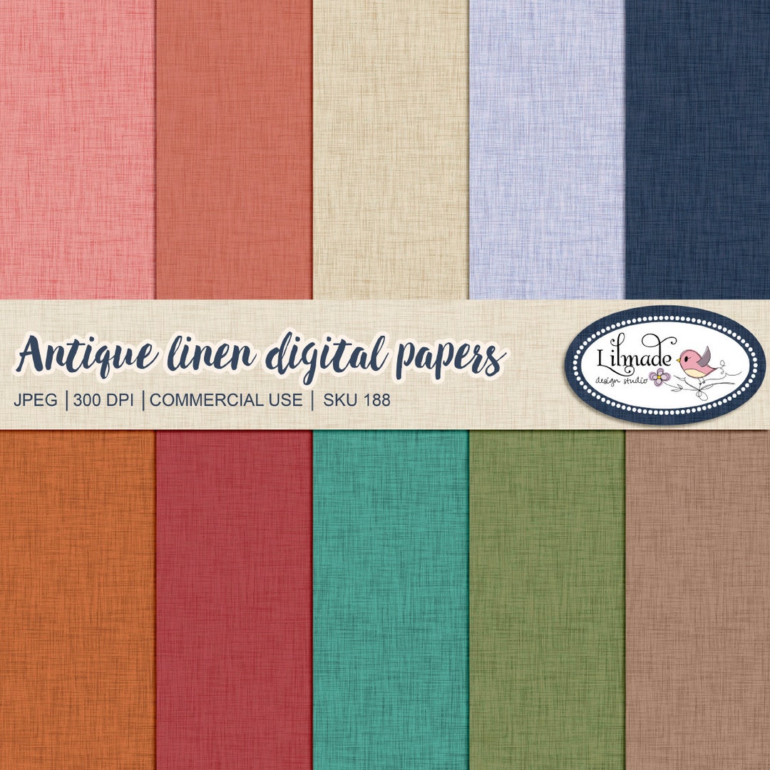 Linen Paper, Neutral Linen Digital Paper, Linen Canvas Digital Paper ...