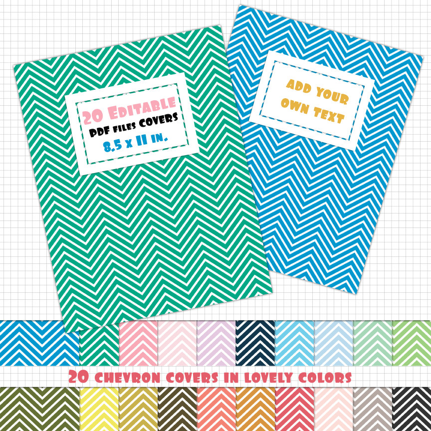 Printable and Editable Binder Cover Set Featuring 20 Covers in - Etsy