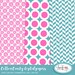 Cotton Candy Digital Paper, Damask Paper, Zebra Digital Paper, Vintage ...