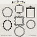 Digital Frames Clip Art, Digital Lace Frames, Lace Clip Art, Monogram ...