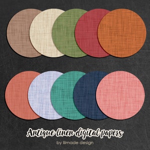 Linen Paper, Neutral Linen Digital Paper, Linen Canvas Digital Paper ...