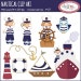 Nautical Clipart, Sailing Clipart, Summer Clipart, Sailor Kids Clip Art ...