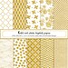 Gold Glitter Digital Paper, Glitter Paper, Gold Glitter Scrapbook Paper ...