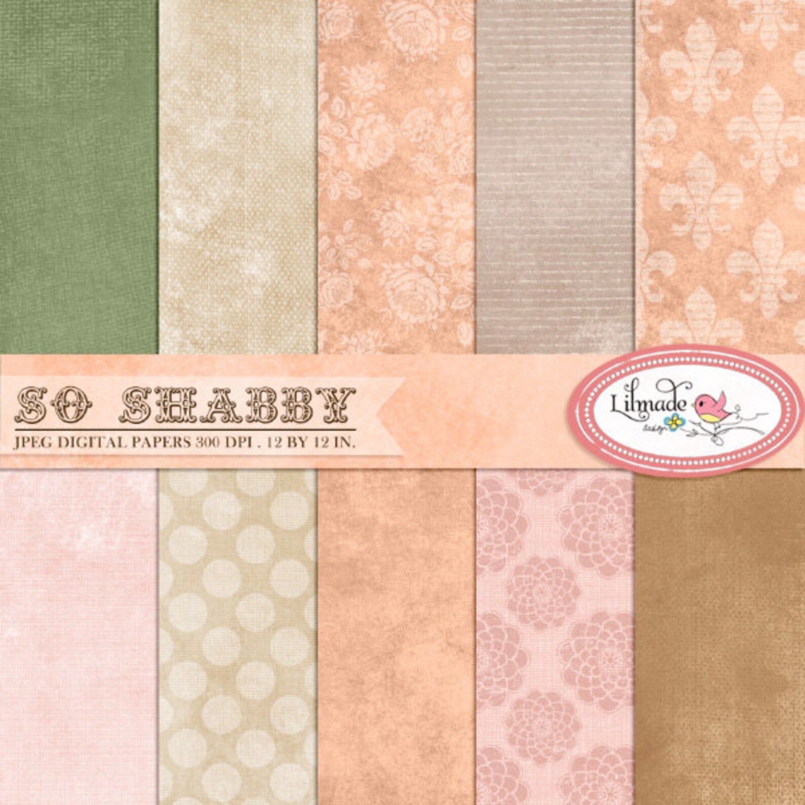 Shabby Digital Paper Vintage Digital Paper Vintage - Etsy