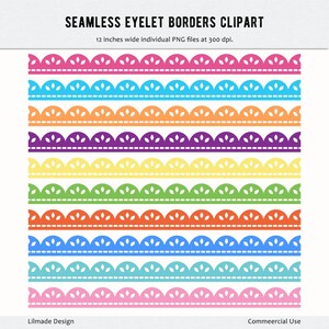 Seamless Eyelet Border Clipart, Eyelet Lace Clipart, Ribbon Clipart ...