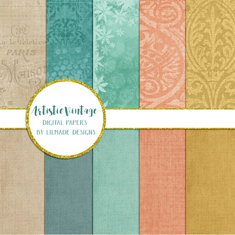 Rustic Digital Paper, Shabby Digital Papers, Textured Digital Paper ...