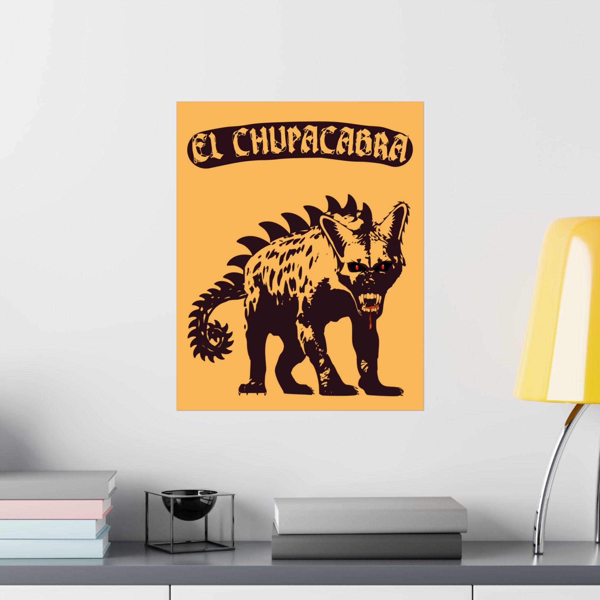 El Chupacabra Cryptid Matte Vertical Poster 8x10 or 16x20 - Etsy