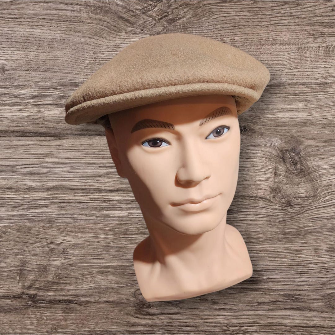 Vintage Kangol 100% Wool Ear Lap News Boy Cap Tan Hat Size Large - Etsy