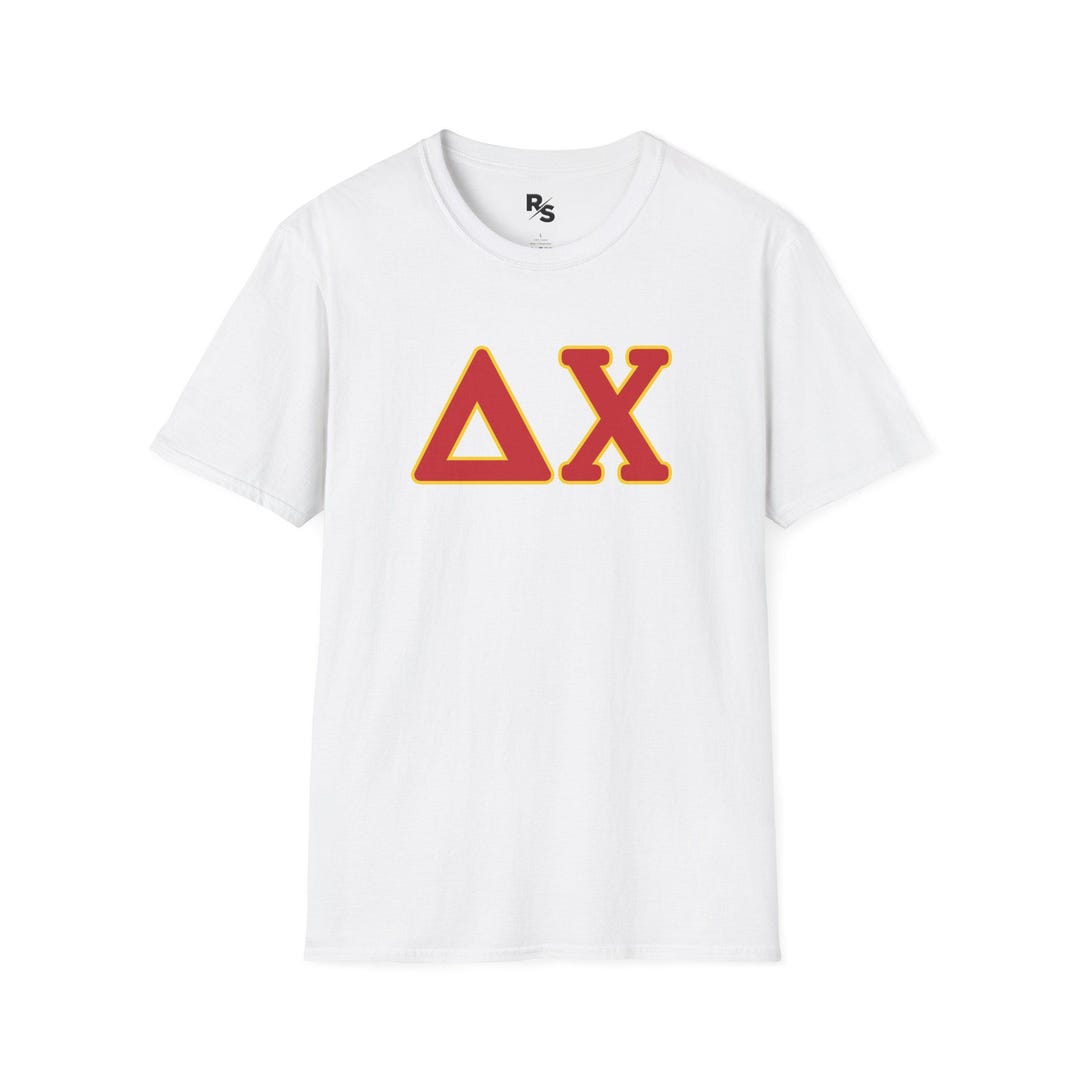 Delta Chi T-shirt, Greek Letter Logo, College Tee - Etsy