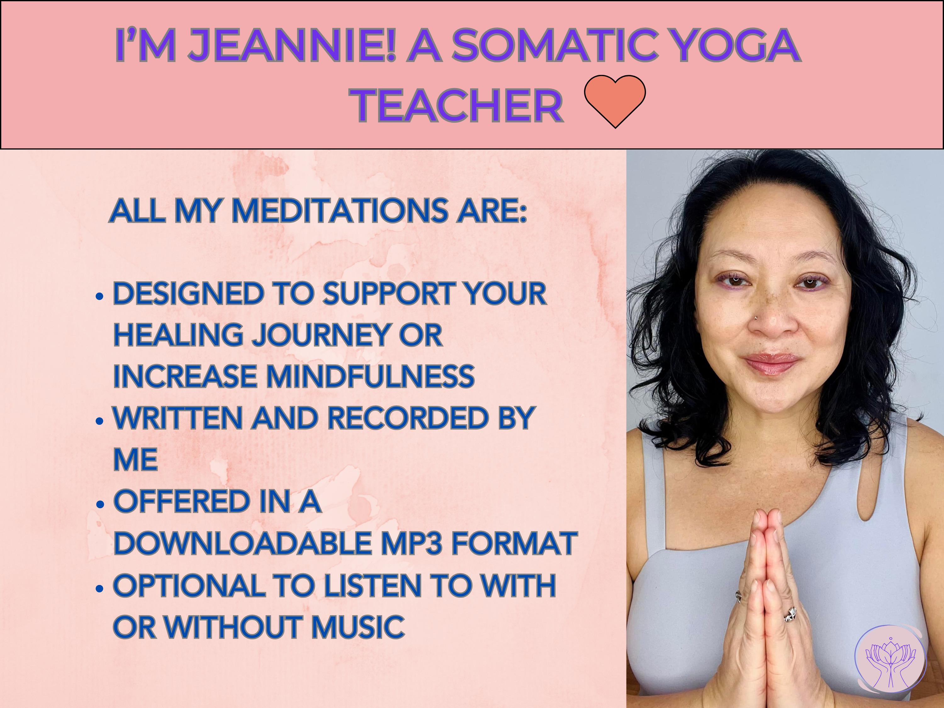 Somatic Guided Meditation Body Scan | 15 Minutes | MP3 Audio Download ...