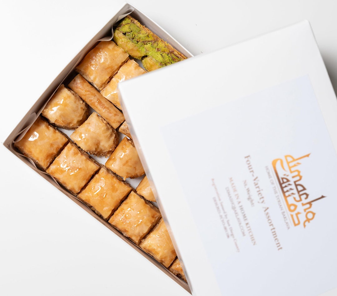 Syrian Baklava Made With Homemade Filo (phyllo) Dough - Etsy