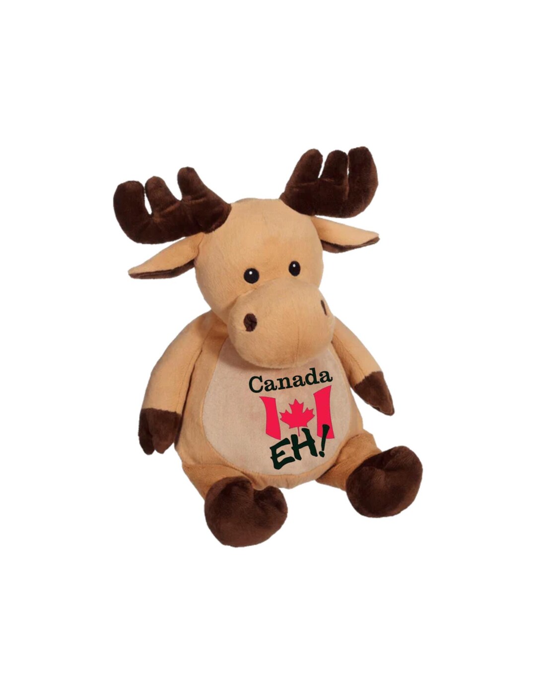 Personalized Stuffed Moose, Custom Embroidered Gift, Celebrate Canada ...