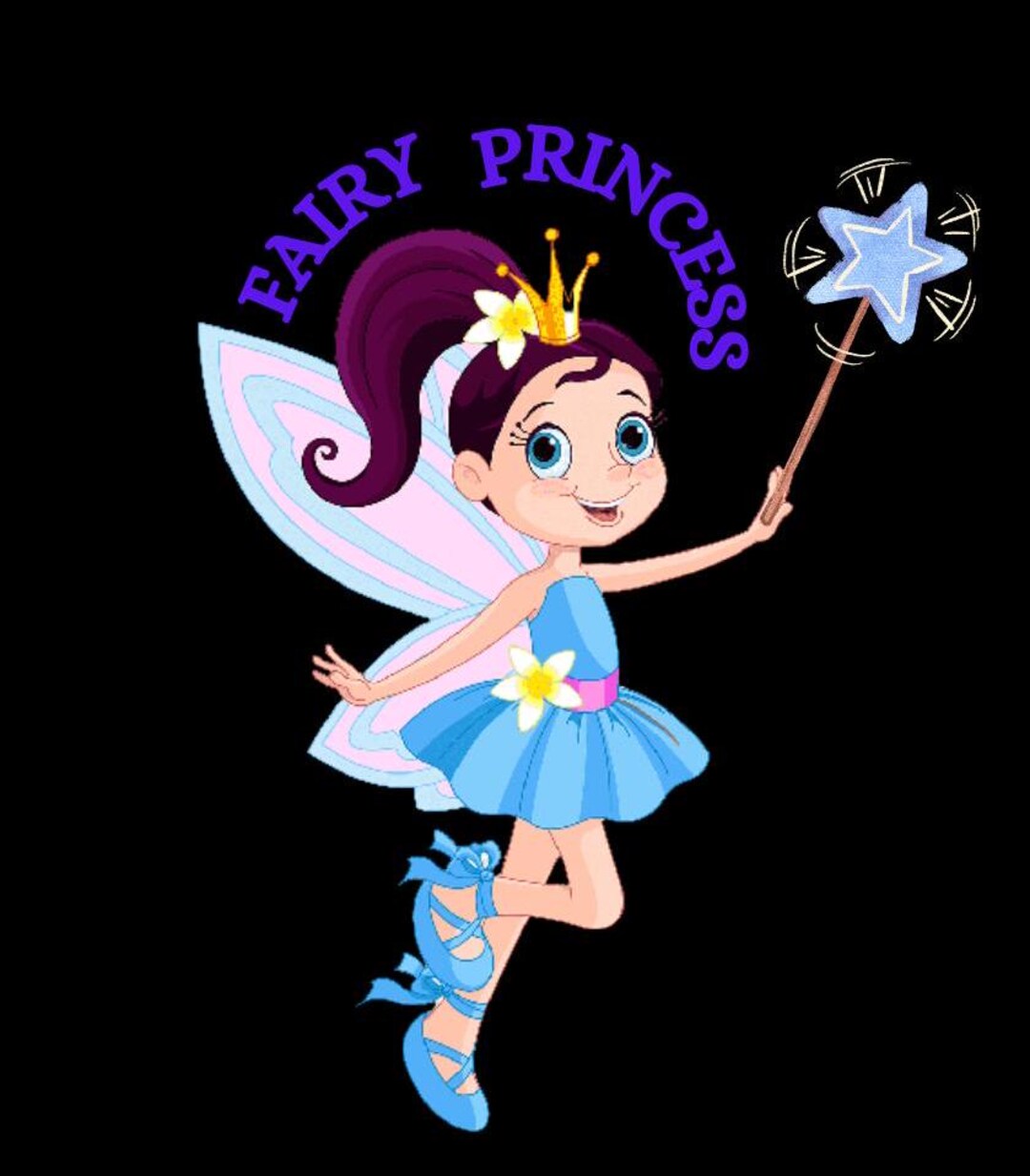 Kids Sticker - Fairy Princess - Etsy