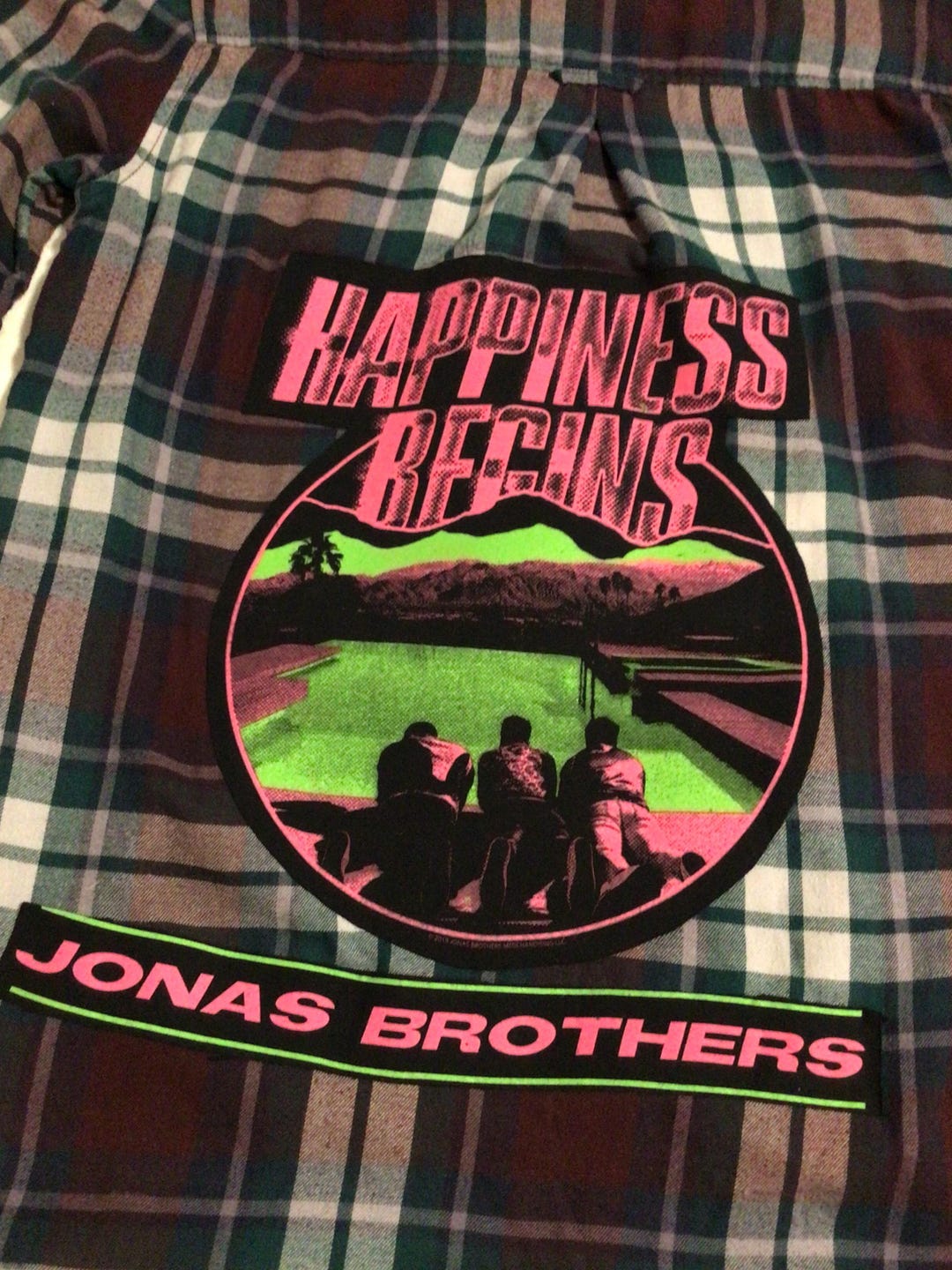Jonas Brothers Concert Upcycled Flannel Shirt - Etsy