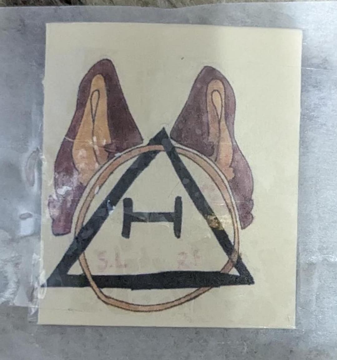 Therian Symbol Stickers Dog/wolf Ears - Etsy