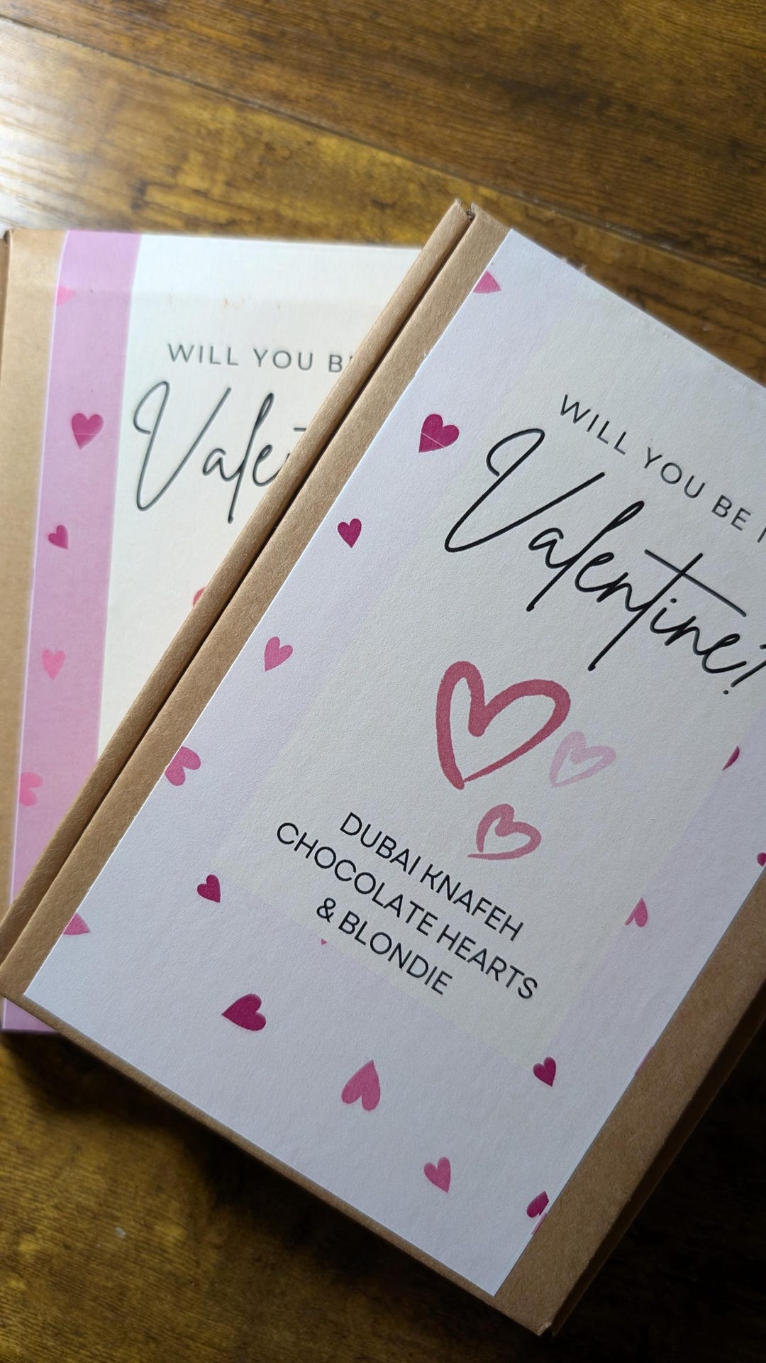 Valentine's Day Gift Box Pistachio Dubai Knafeh Chocolates - Etsy