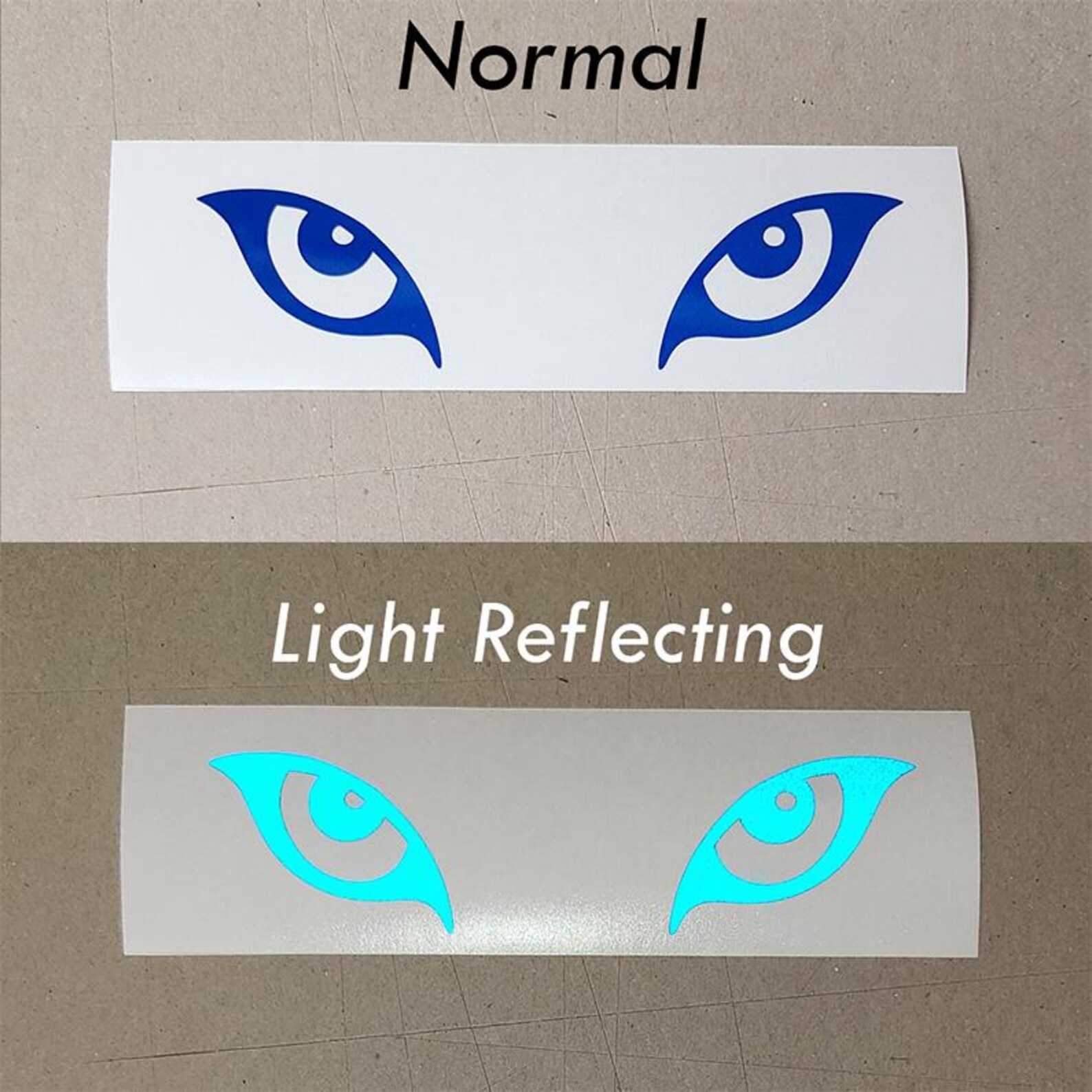 Reflective Wolf/lion Animal Hunter Eyes Vinyl Decal: Motorcycle, Car ...