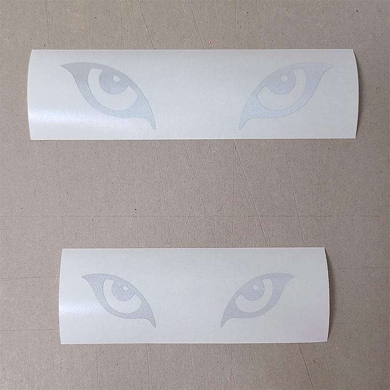 Reflective Wolf/lion Animal Hunter Eyes Vinyl Decal: Motorcycle, Car ...