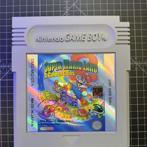 Giant Super Mario Land 2 GBC Cartridge | Retro Wall Art With ...