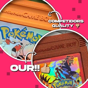 XL Gengar GBC Cartridge | Pokémon Wall Decor | Holographic Retro Art - Etsy