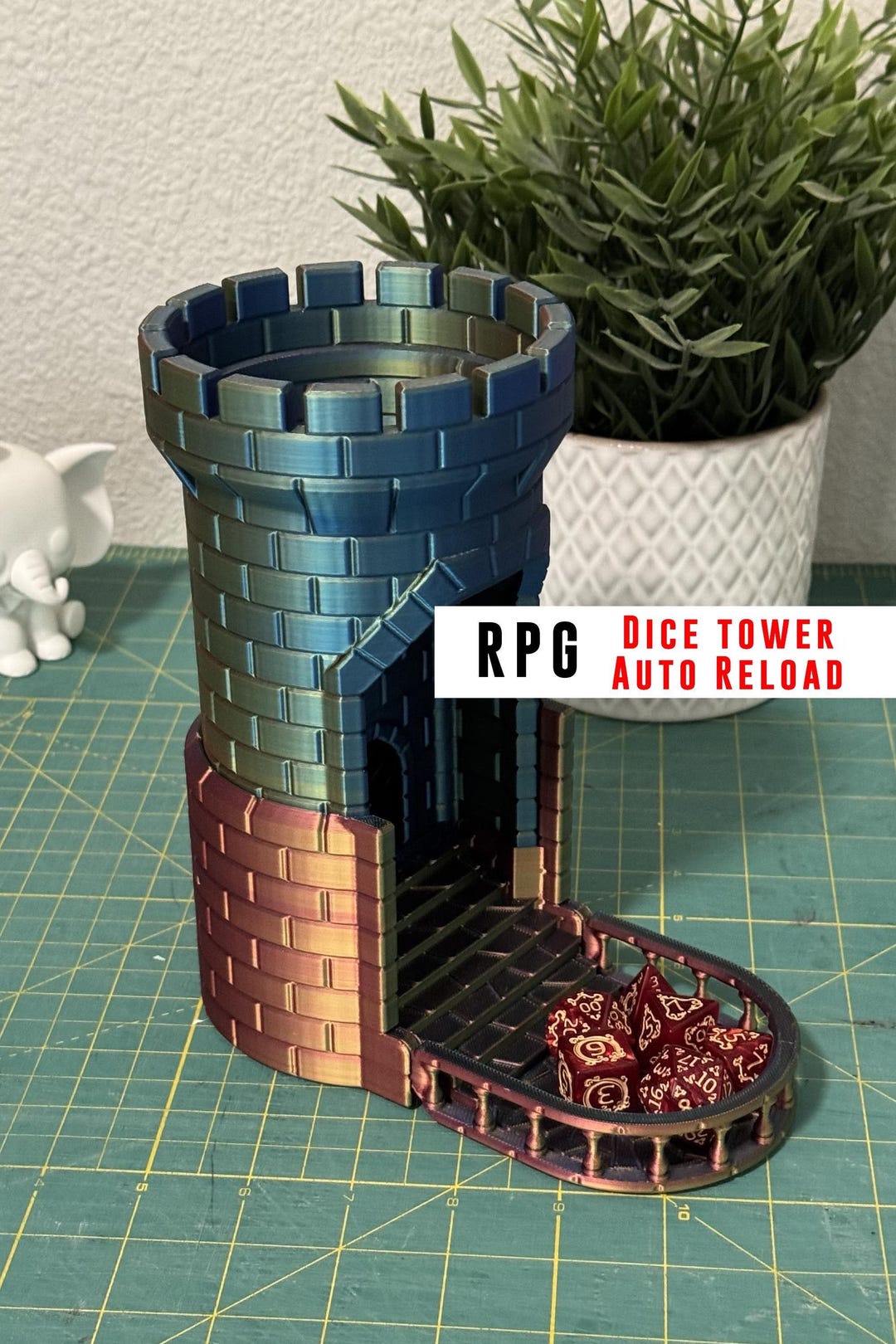 Auto-reload Dice Tower | Continuous Rolling System for TTRPG, Dnd ...