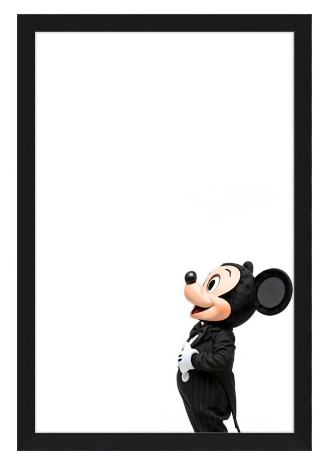 Mickey Mouse Disneys Timeless Icon 24x36 Black Metal Frame - Etsy