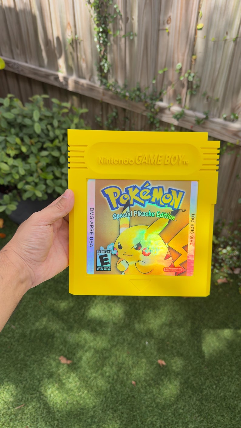 XL Pokémon GBC Cartridge Set – Pikachu, Charizard, Blastoise & Venusaur ...