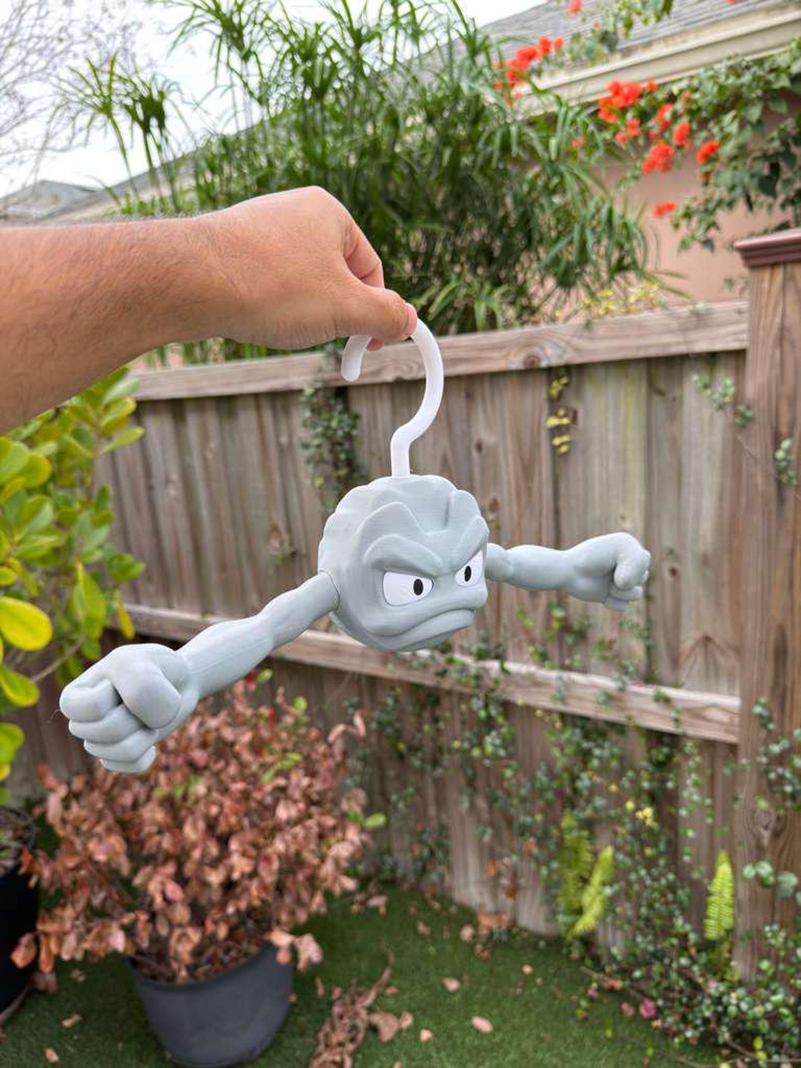 Geodude Clothes Hanger Pokemon Inspired - Etsy