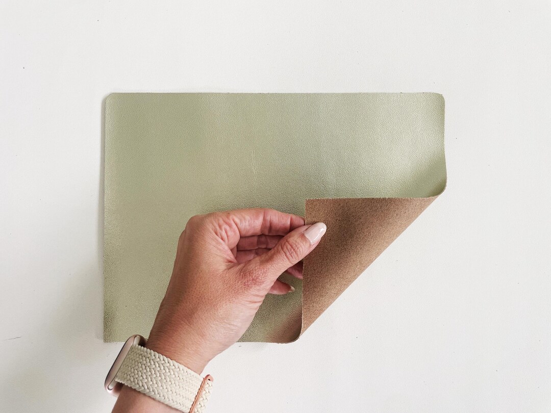 Metallic Gold Leather Sheet, Shiny Gold Cowhide, Smooth, Flexible ...