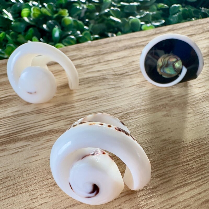 Carved Shell Ring - Etsy