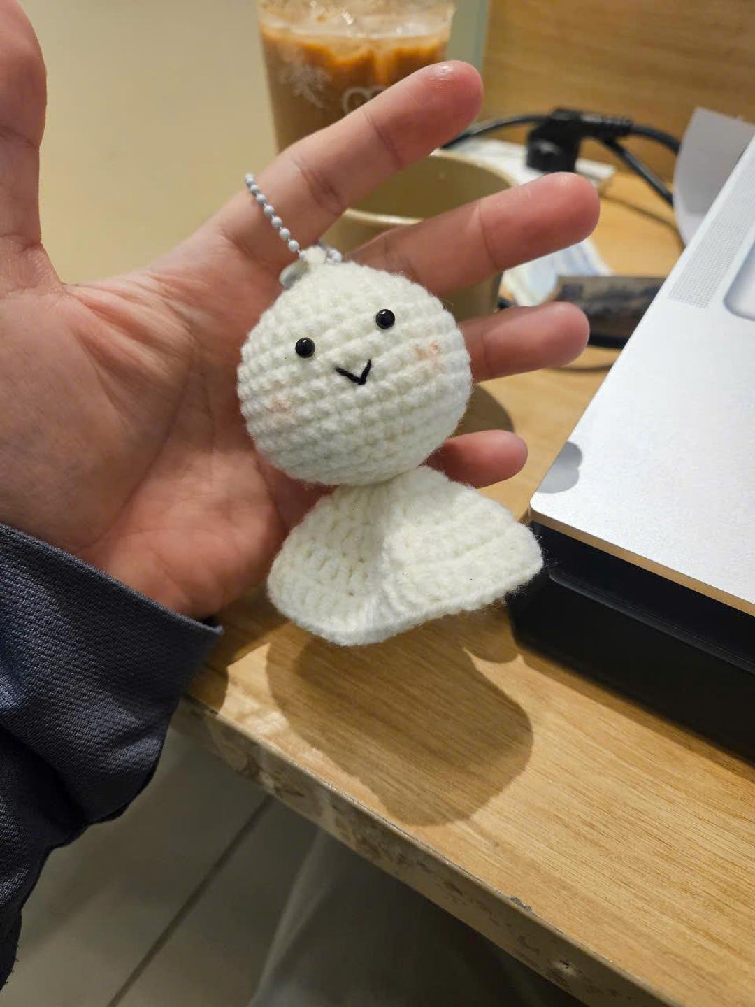 Weather Doll Crochet Keychain, Cute Yarn Rain Doll Charm, Soft Lucky ...