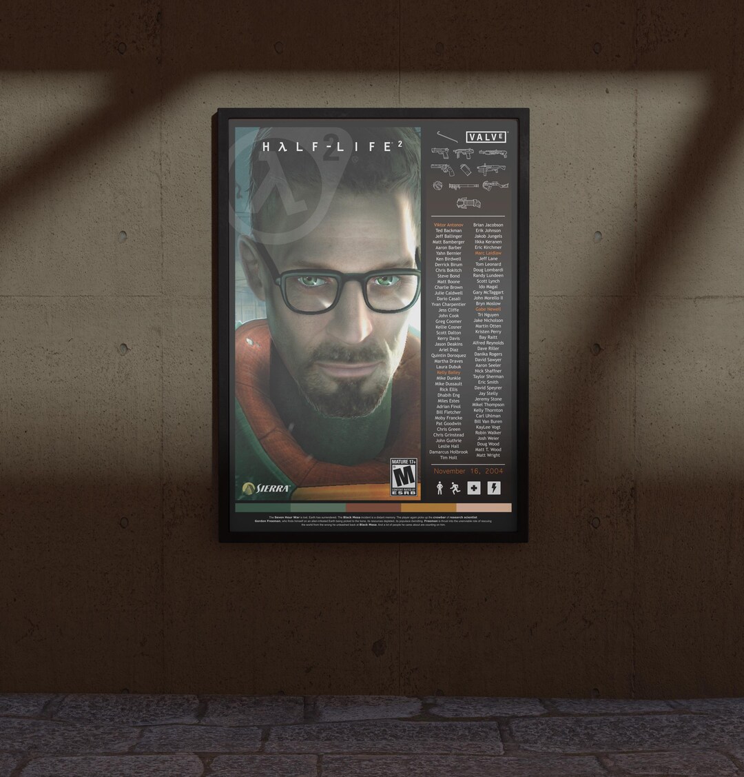 Half Life 2 Credits Poster - Etsy
