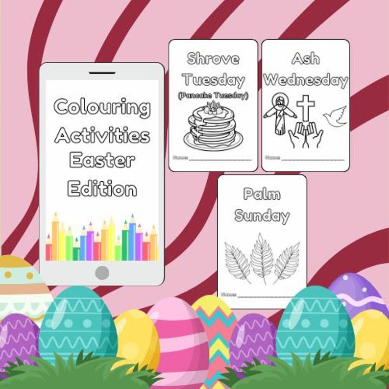 Holy Week & Easter Colouring Book Perfect for the Classroom or at Home ...