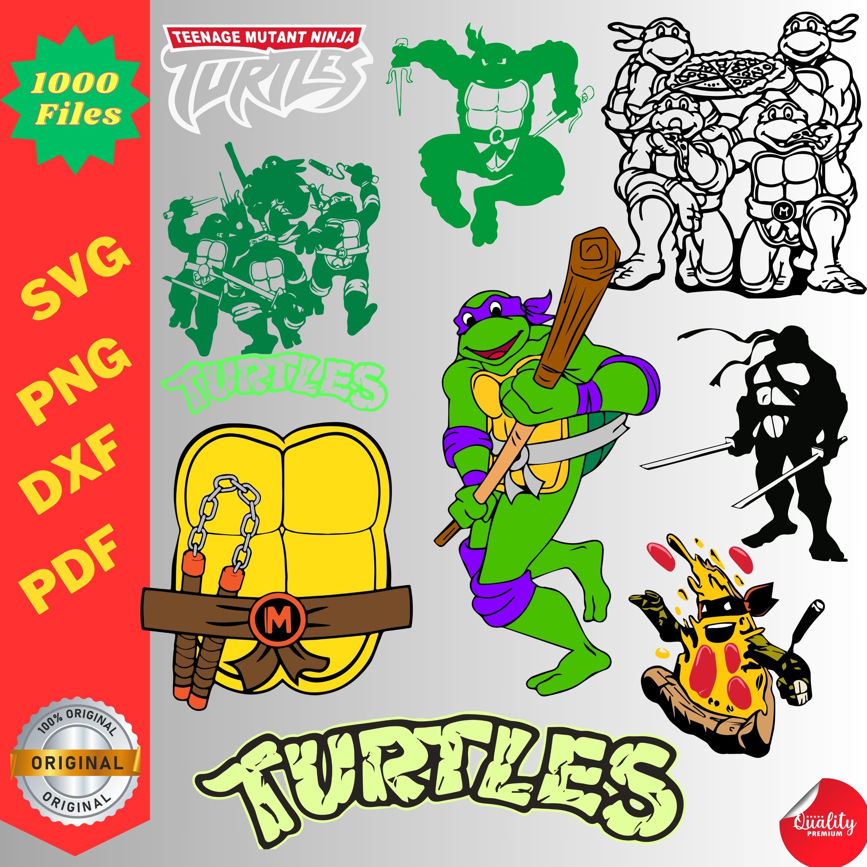 Ninja Turtles Svg Bundle | 1000+ Svg Png Pdf Dxf Files | Digital ...