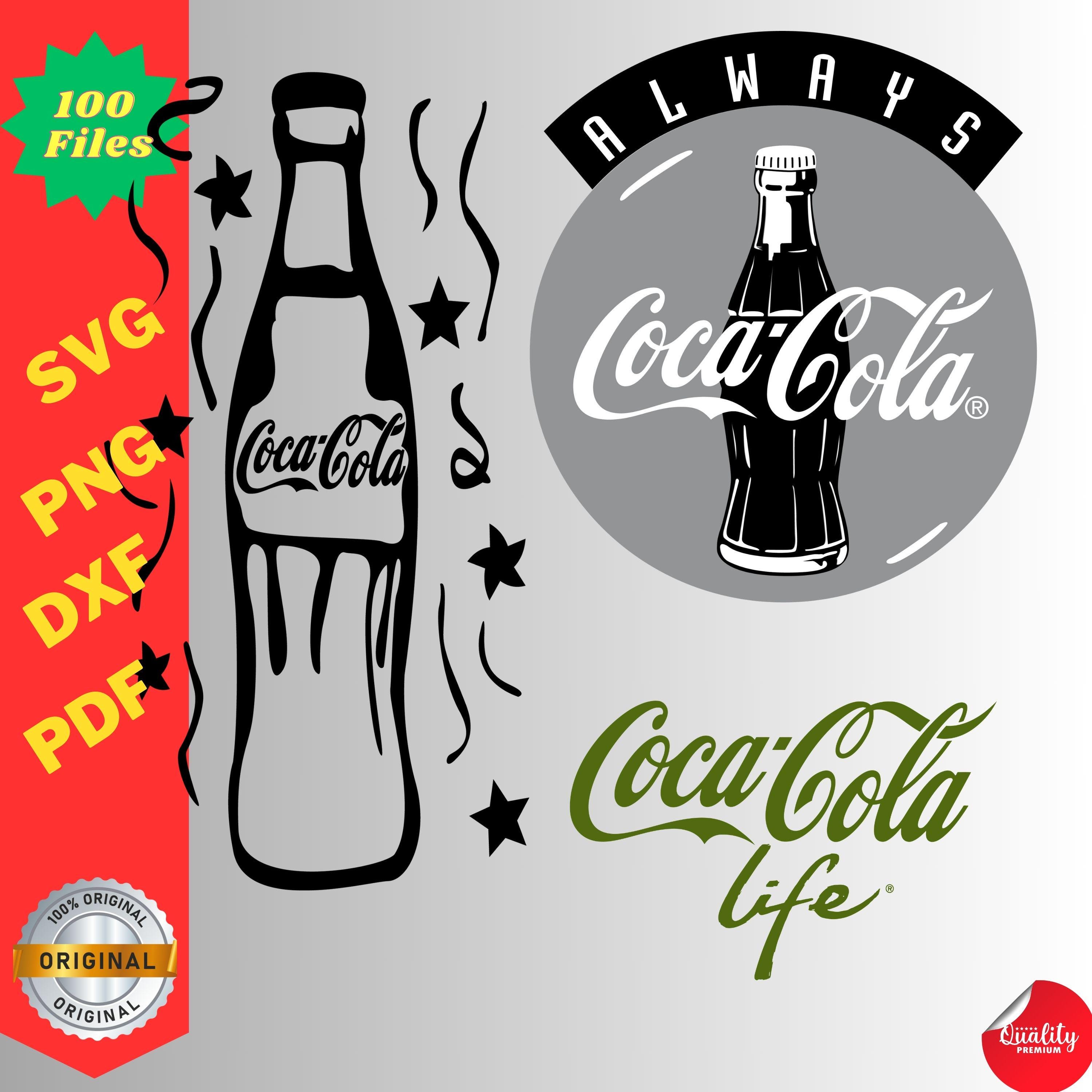 Coca Cola Svg Bundle | 100 SVG Png Pdf Dxf Files | Digital Download for ...