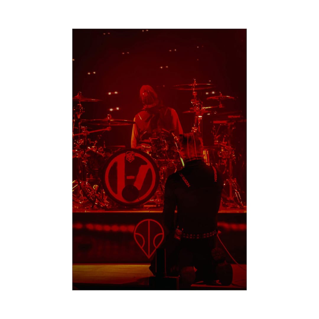 Twenty One Pilots Poster, Josh Dun, Tyler Joseph, Concert Poster ...