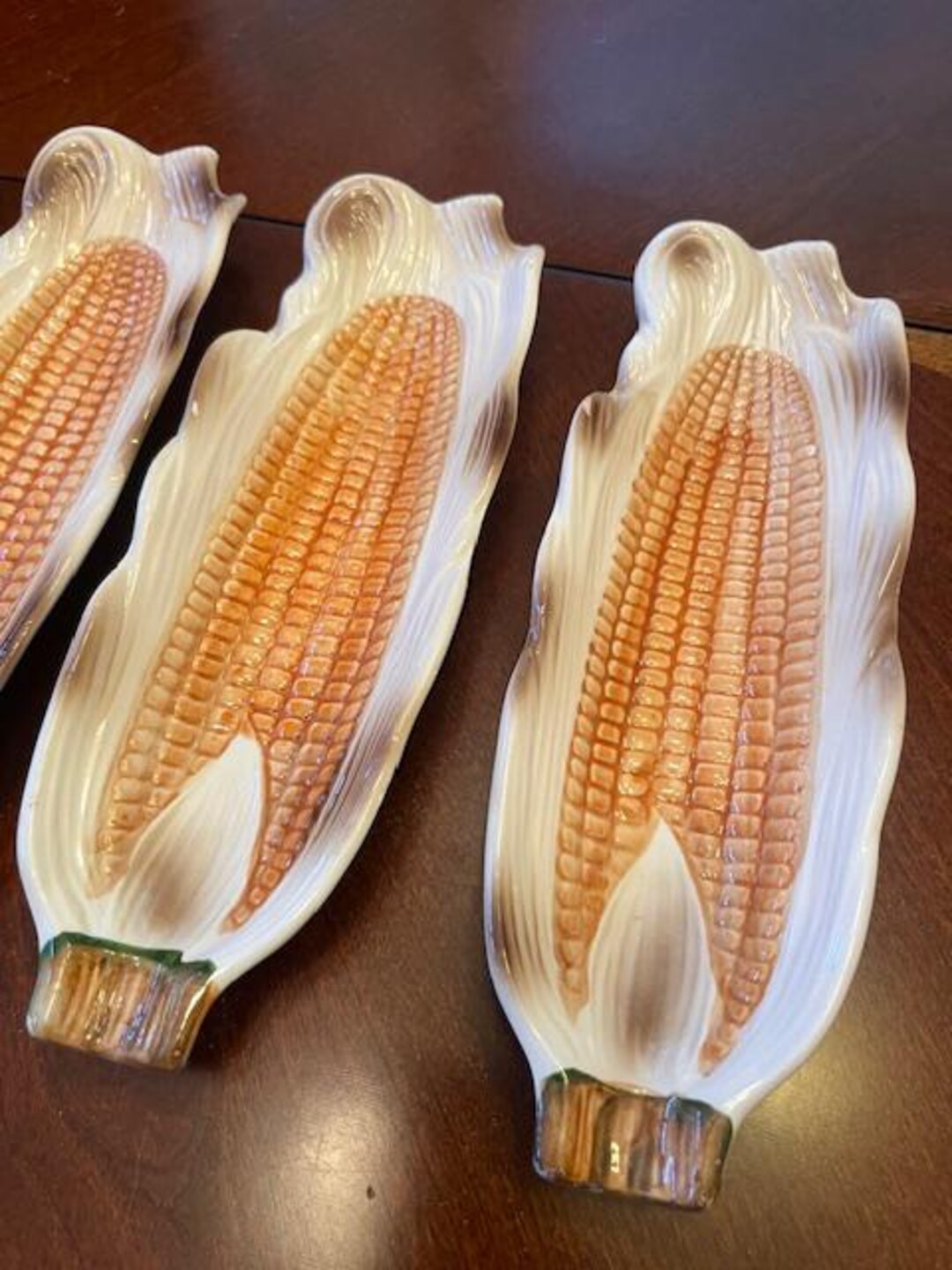 Corn on the Cob Dishes - Vintage Set of 4 - Etsy