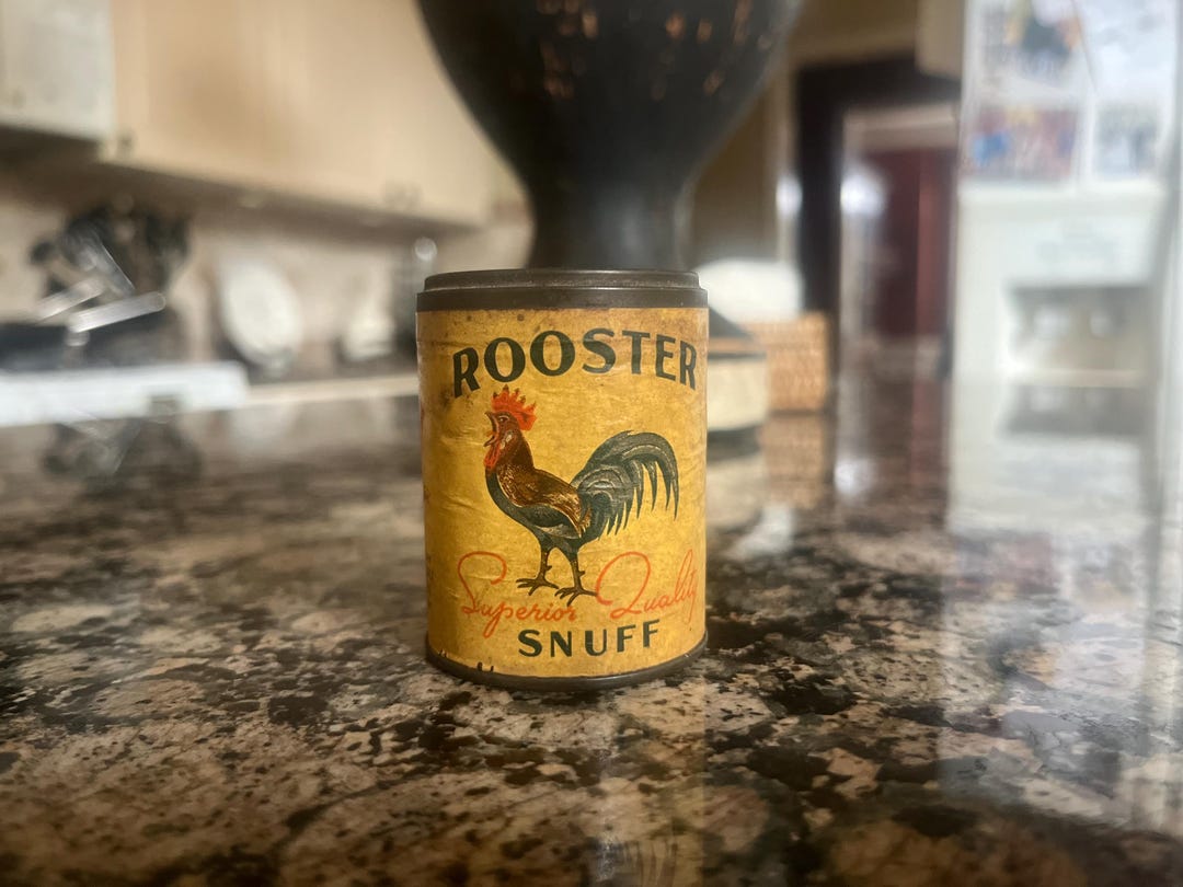 Rooster Snuff Tin Container - Etsy