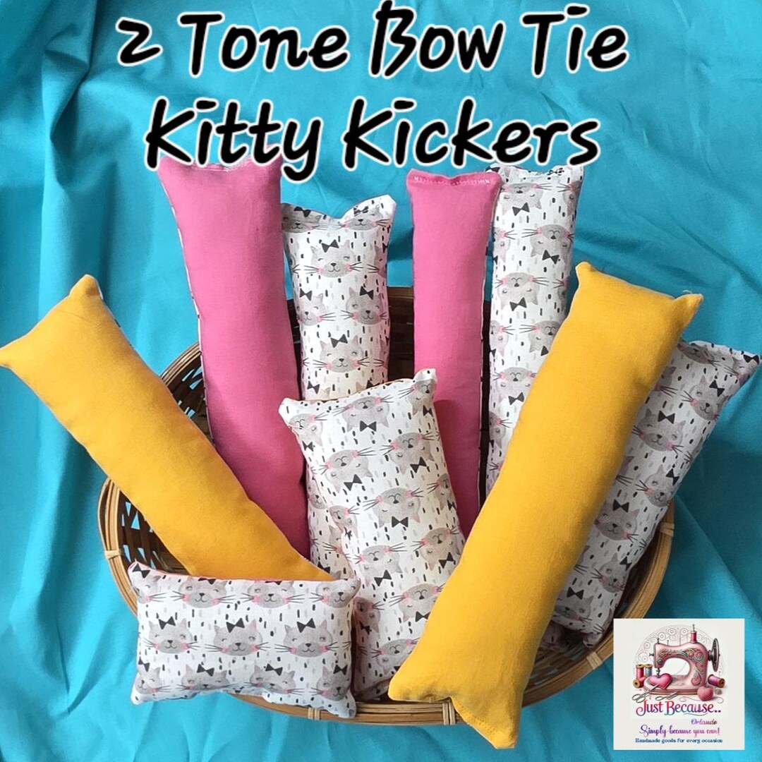 Kitty Kickers - 2 Tone Bow Tie Kitties - Etsy